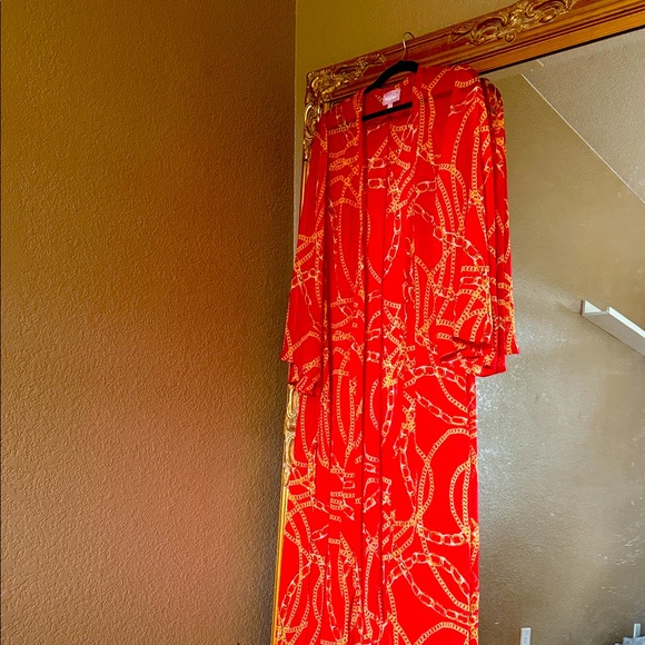 Show Me Your MuMu | Other | Show Me Your Mumu Red Dress With Gold Chain ...